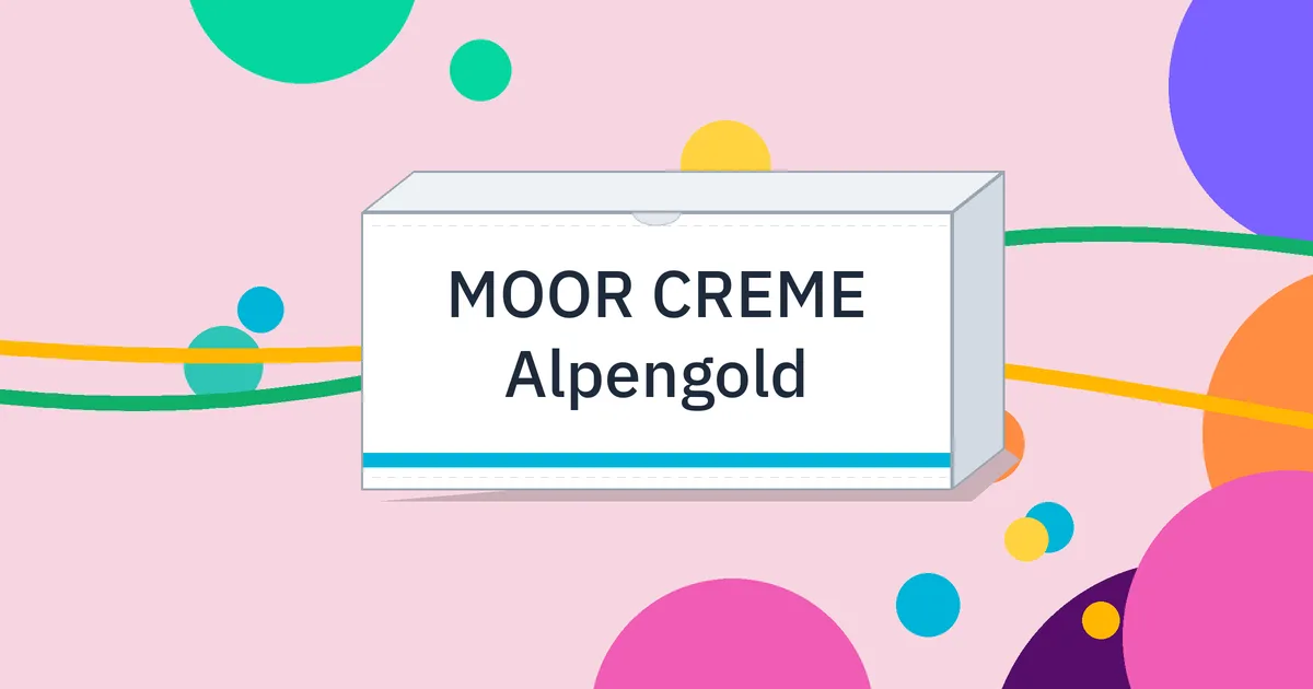 Symbolbild: Packung mit der Aufschrift MOOR CREME Alpengold (PZN 07419908) – Verfügbarkeit und Bezug in Apotheken in Frankfurt am Main