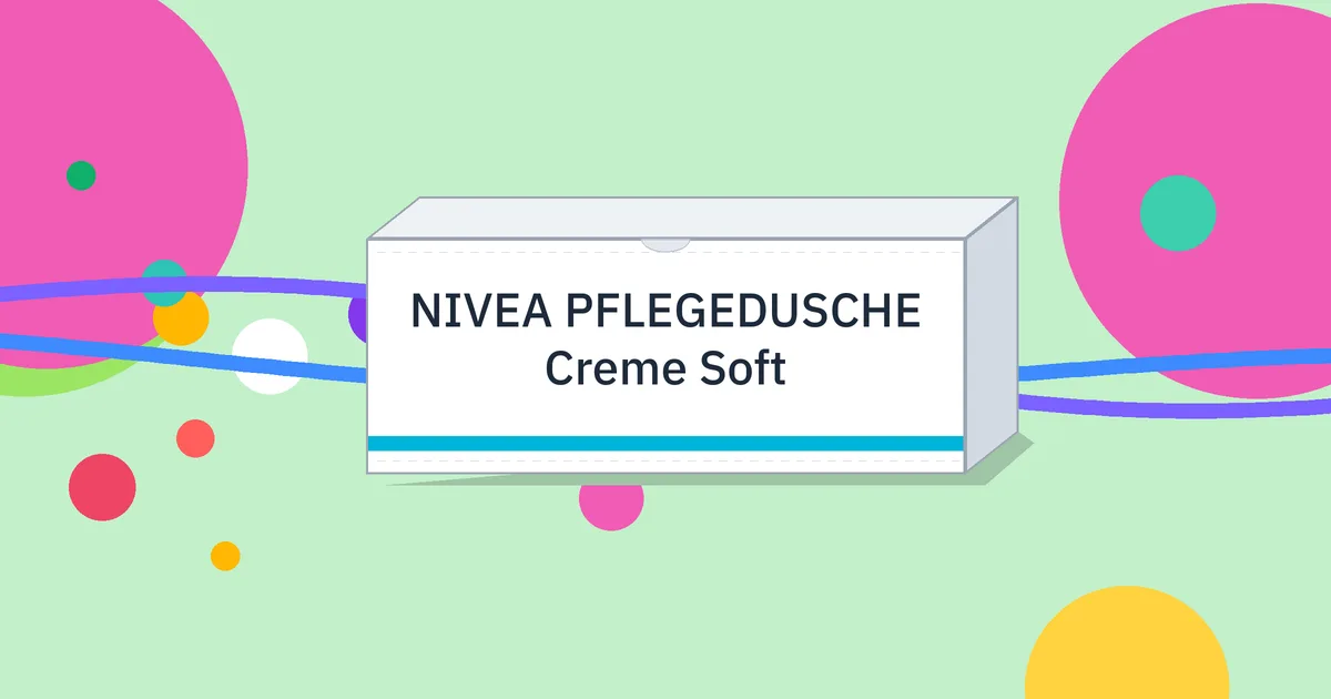 Symbolbild: Packung mit der Aufschrift NIVEA PFLEGEDUSCHE Creme Soft (PZN 19501058) – Verfügbarkeit und Bezug in Apotheken in Frankfurt am Main