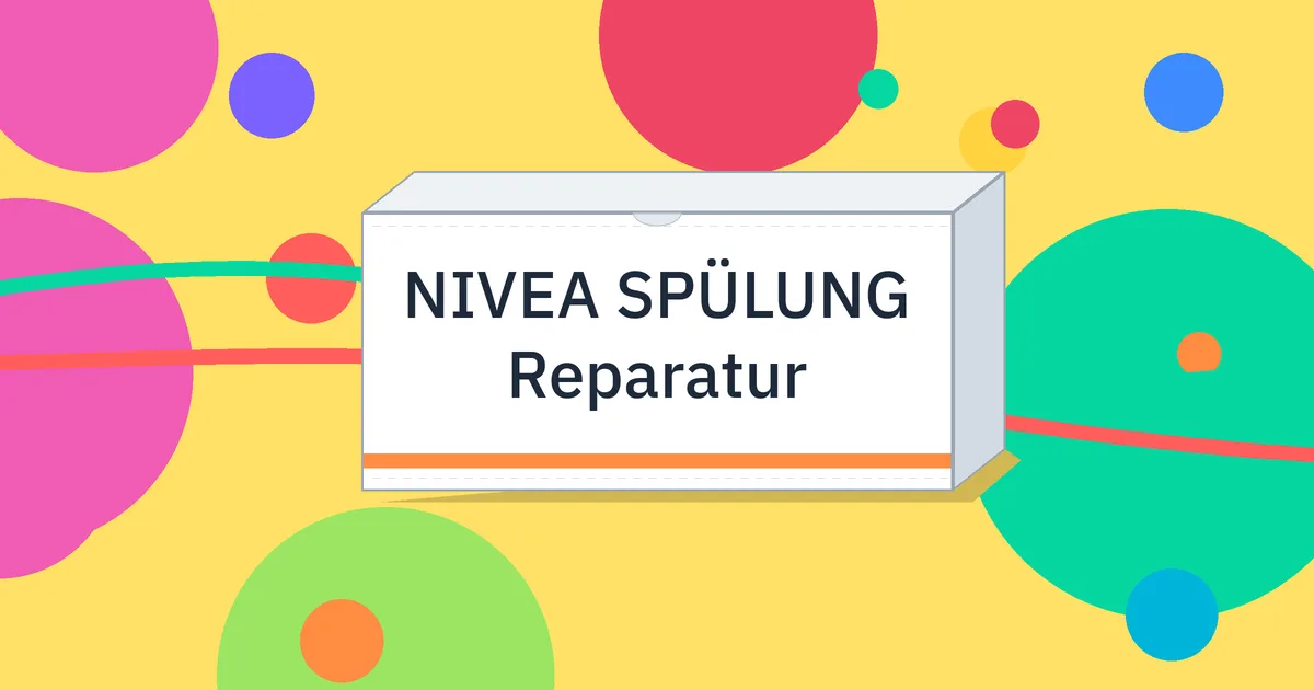 Symbolbild: Packung mit der Aufschrift NIVEA SPÜLUNG Reparatur (PZN 11314055) – Verfügbarkeit und Bezug in Apotheken in Frankfurt am Main