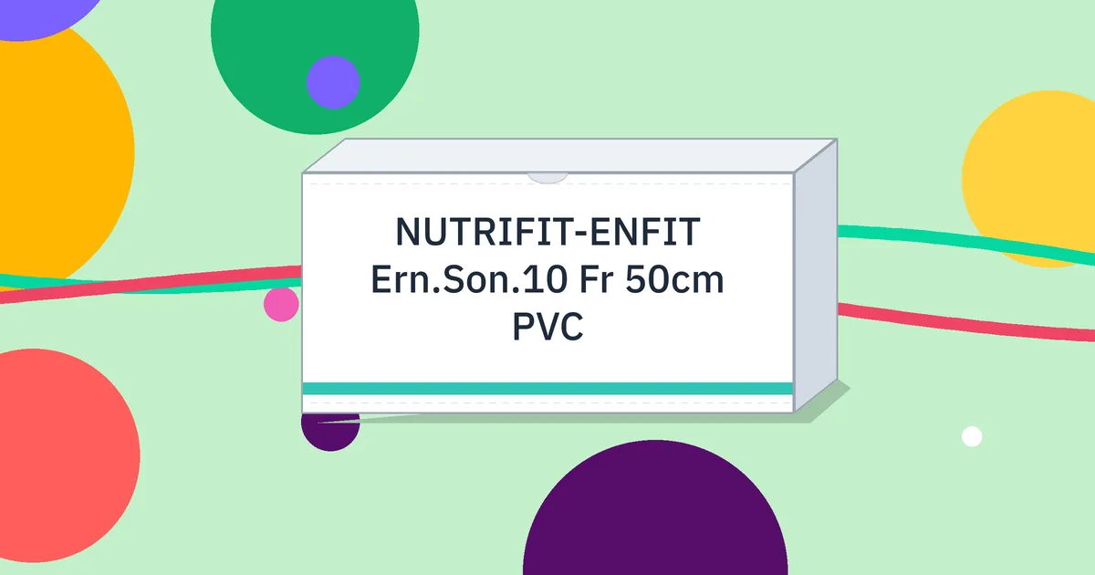 Symbolbild: Packung mit der Aufschrift NUTRIFIT-ENFIT Ern.Son.10 Fr 50cm PVC (PZN 17272688) – Verfügbarkeit und Bezug in Apotheken in Frankfurt am Main