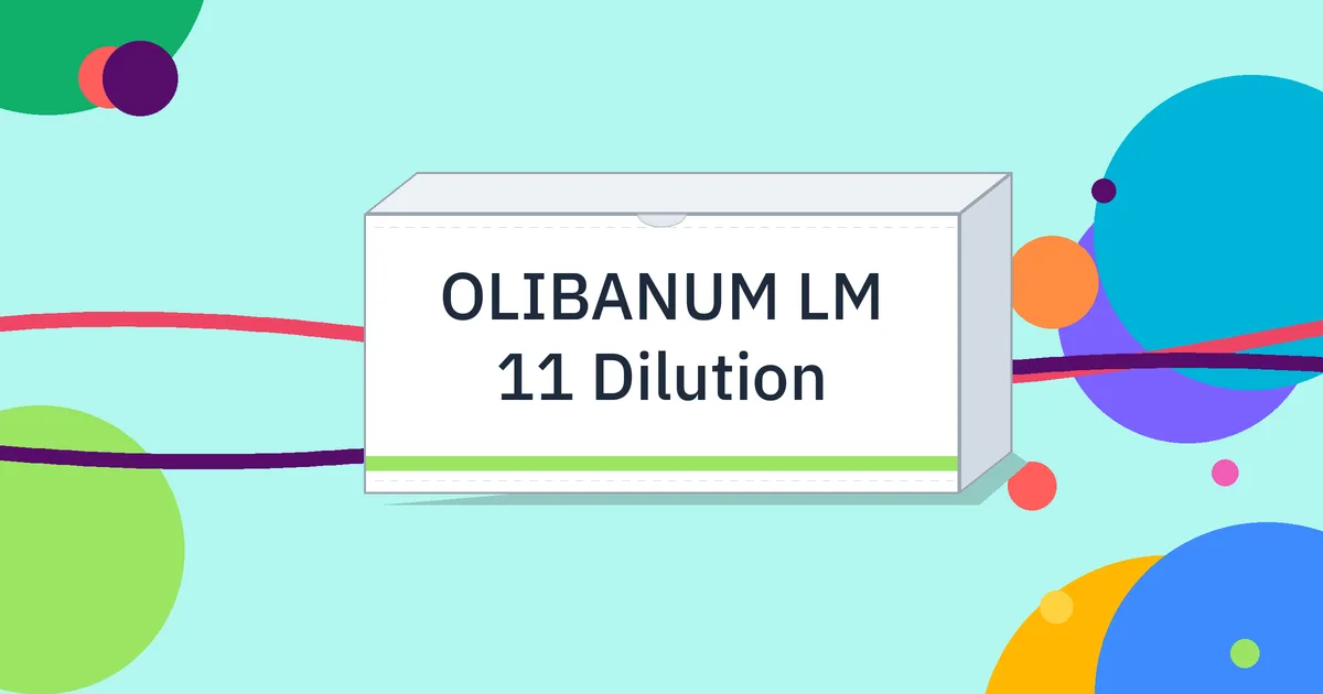 Symbolbild: Packung mit der Aufschrift OLIBANUM LM 11 Dilution (PZN 12971660) – Verfügbarkeit und Bezug in Apotheken in Frankfurt am Main