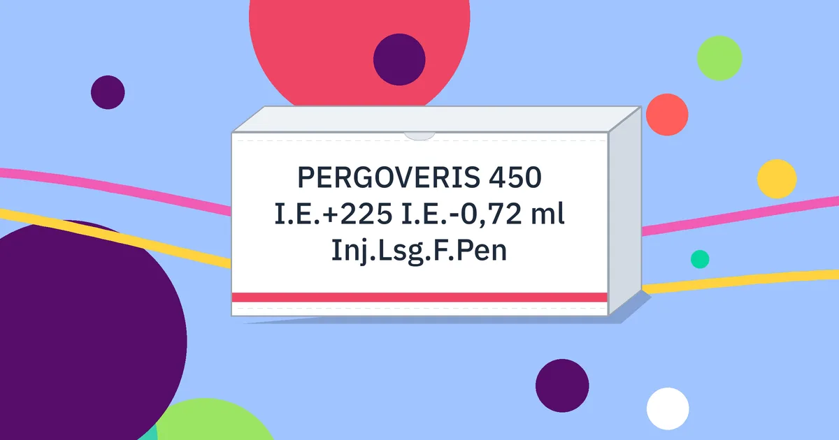 Symbolbild: Packung mit der Aufschrift PERGOVERIS 450 I.E.+225 I.E.-0,72 ml Inj.Lsg.F.Pen (PZN 19236389) – Verfügbarkeit und Bezug in Apotheken in Frankfurt am Main