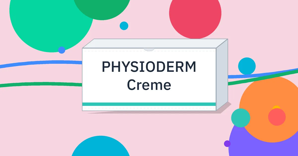 Symbolbild: Packung mit der Aufschrift PHYSIODERM Creme (PZN 04632286) – Verfügbarkeit und Bezug in Apotheken in Frankfurt am Main
