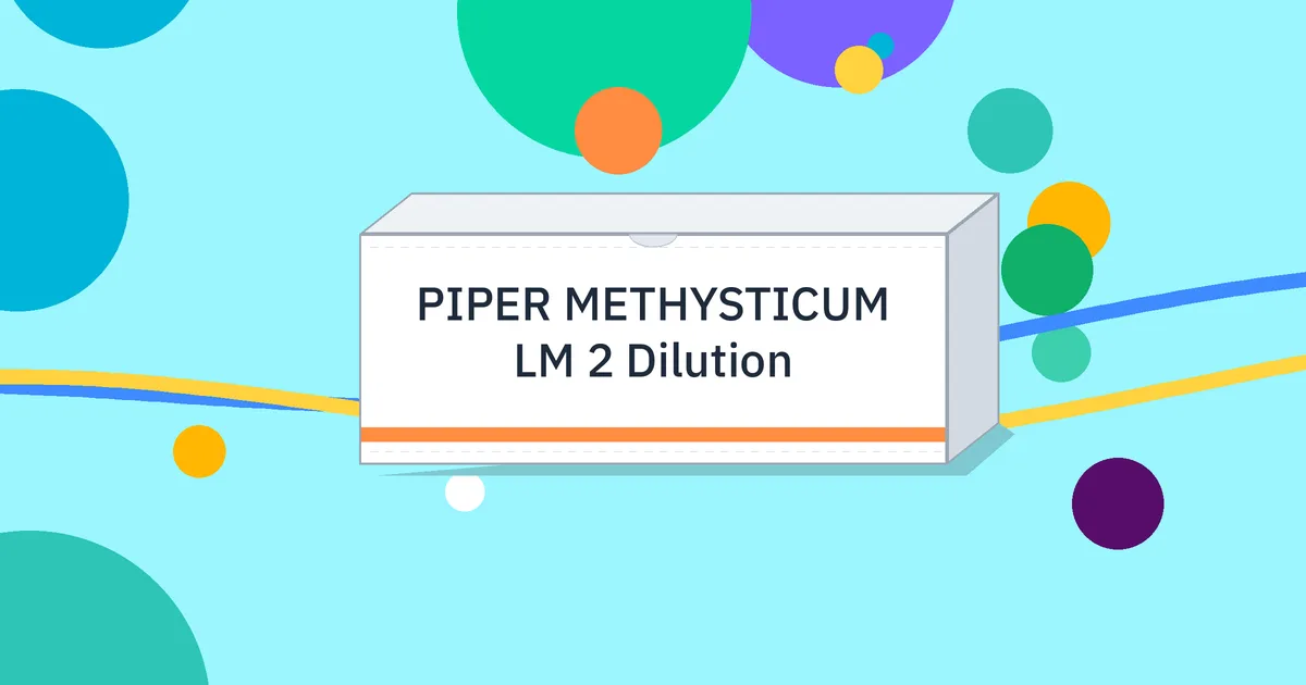 Symbolbild: Packung mit der Aufschrift PIPER METHYSTICUM LM 2 Dilution (PZN 13643283) – Verfügbarkeit und Bezug in Apotheken in Frankfurt am Main