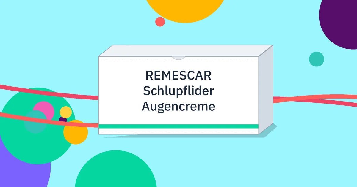 Symbolbild: Packung mit der Aufschrift REMESCAR Schlupflider Augencreme (PZN 18241359) – Verfügbarkeit und Bezug in Apotheken in Frankfurt am Main