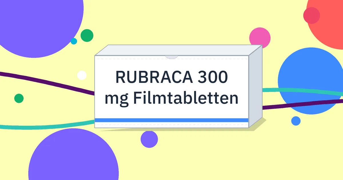Symbolbild: Packung mit der Aufschrift RUBRACA 300 mg Filmtabletten (PZN 15235921) – Verfügbarkeit und Bezug in Apotheken in Frankfurt am Main