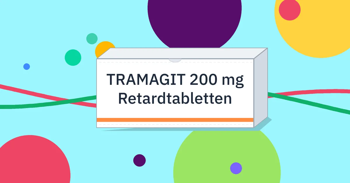 Symbolbild: Packung mit der Aufschrift TRAMAGIT 200 mg Retardtabletten (PZN 02327366) – Verfügbarkeit und Bezug in Apotheken in Frankfurt am Main
