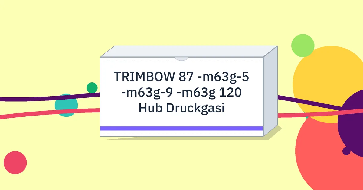 Symbolbild: Packung mit der Aufschrift TRIMBOW 87 -m63g-5 -m63g-9 -m63g 120 Hub Druckgasi (PZN 14061063) – Verfügbarkeit und Bezug in Apotheken in Frankfurt am Main