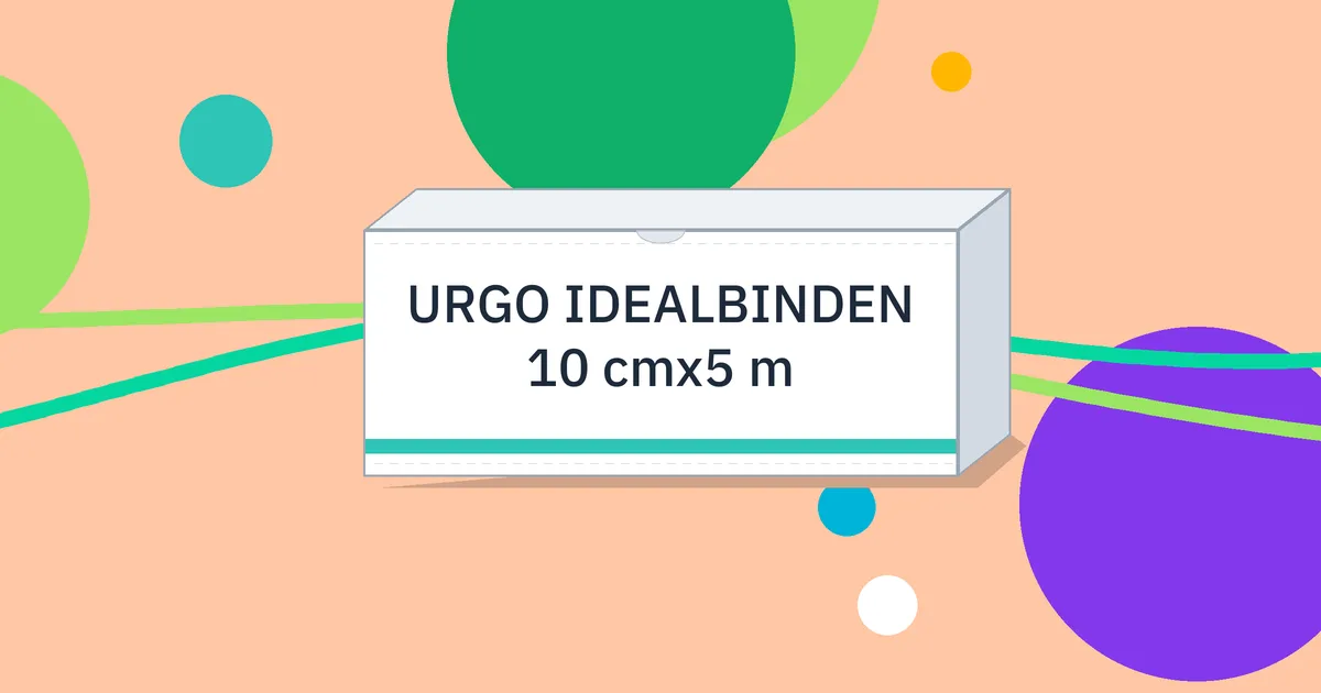 Symbolbild: Packung mit der Aufschrift URGO IDEALBINDEN 10 cmx5 m (PZN 03925595) – Verfügbarkeit und Bezug in Apotheken in Frankfurt am Main