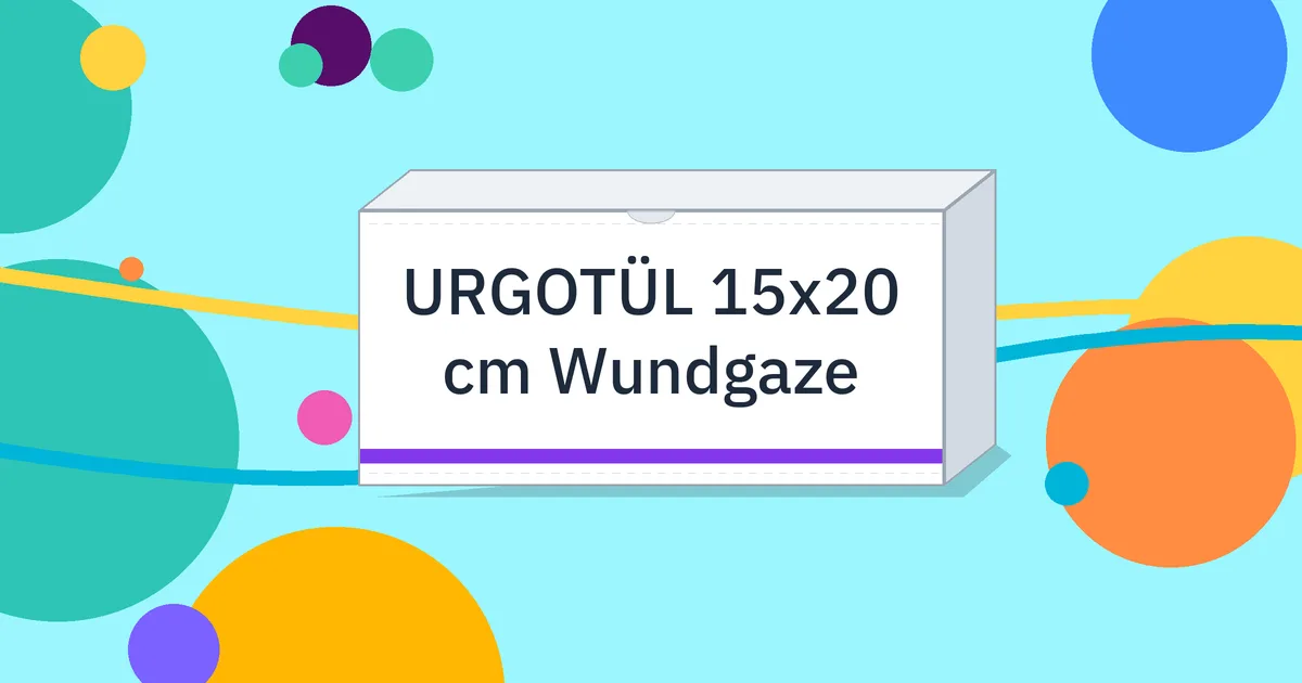 Symbolbild: Packung mit der Aufschrift URGOTÜL 15x20 cm Wundgaze (PZN 18833918) – Verfügbarkeit und Bezug in Apotheken in Frankfurt am Main