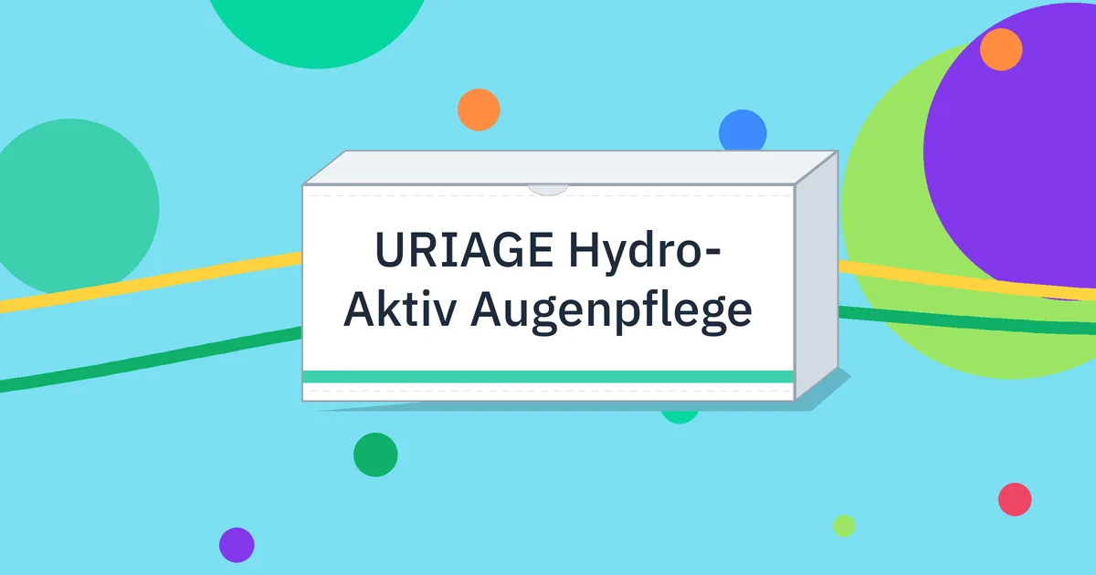 Symbolbild: Packung mit der Aufschrift URIAGE Hydro-Aktiv Augenpflege (PZN 17182086) – Verfügbarkeit und Bezug in Apotheken in Frankfurt am Main