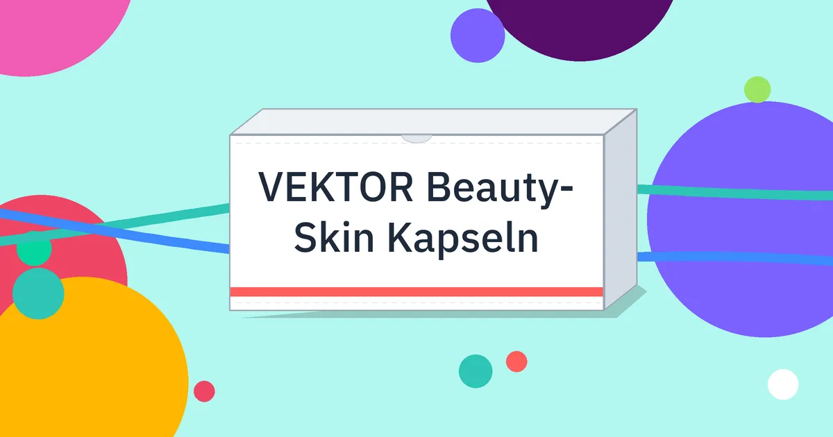 Symbolbild: Packung mit der Aufschrift VEKTOR Beauty-Skin Kapseln (PZN 20363012) – Verfügbarkeit und Bezug in Apotheken in Frankfurt am Main