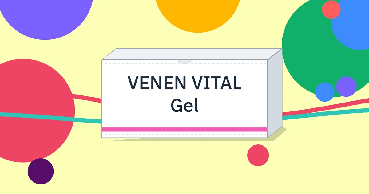 Symbolbild: Packung mit der Aufschrift VENEN VITAL Gel (PZN 03213127) – Verfügbarkeit und Bezug in Apotheken in Frankfurt am Main
