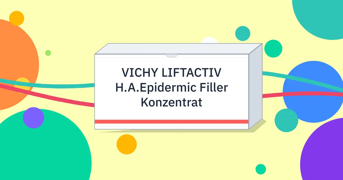 Symbolbild: Packung mit der Aufschrift VICHY LIFTACTIV H.A.Epidermic Filler Konzentrat (PZN 16328748) – Verfügbarkeit und Bezug in Apotheken in Frankfurt am Main