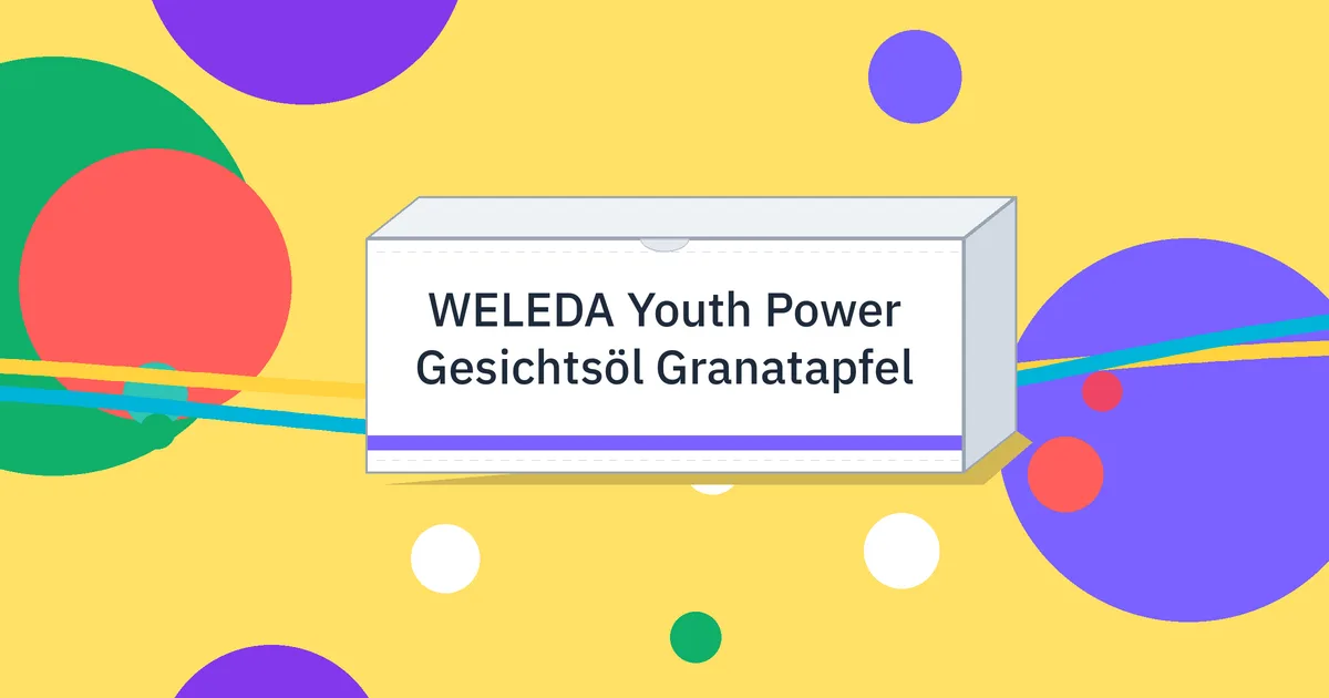 Symbolbild: Packung mit der Aufschrift WELEDA Youth Power Gesichtsöl Granatapfel (PZN 20349992) – Verfügbarkeit und Bezug in Apotheken in Frankfurt am Main