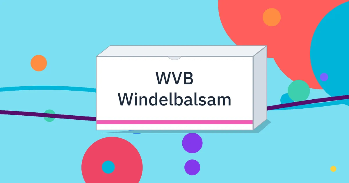 Symbolbild: Packung mit der Aufschrift WVB Windelbalsam (PZN 17962631) – Verfügbarkeit und Bezug in Apotheken in Frankfurt am Main
