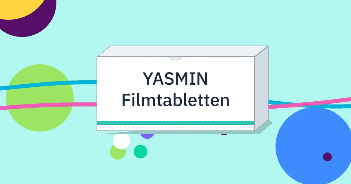 Symbolbild: Packung mit der Aufschrift YASMIN Filmtabletten (PZN 07515121) – Verfügbarkeit und Bezug in Apotheken in Frankfurt am Main