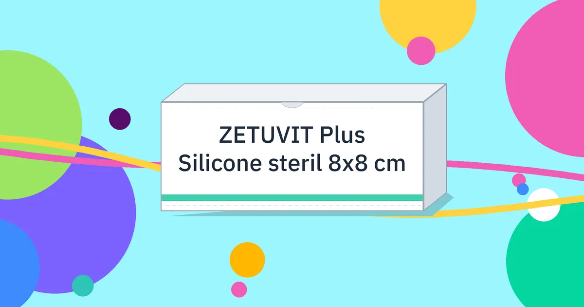 Symbolbild: Packung mit der Aufschrift ZETUVIT Plus Silicone steril 8x8 cm (PZN 20025769) – Verfügbarkeit und Bezug in Apotheken in Frankfurt am Main