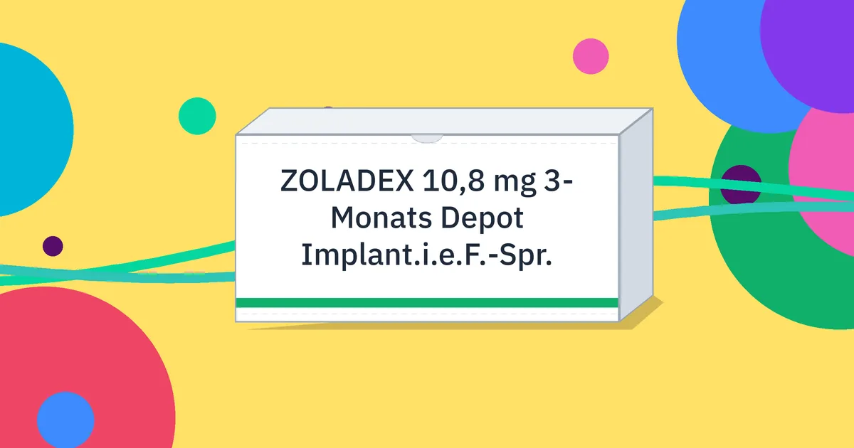Symbolbild: Packung mit der Aufschrift ZOLADEX 10,8 mg 3-Monats Depot Implant.i.e.F.-Spr. (PZN 13892460) – Verfügbarkeit und Bezug in Apotheken in Frankfurt am Main