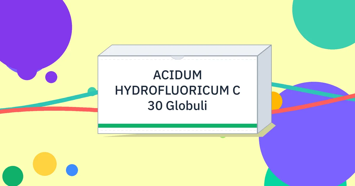 Symbolbild: Packung mit der Aufschrift ACIDUM HYDROFLUORICUM C 30 Globuli (PZN 04200799) – Verfügbarkeit und Bezug in Apotheken in Frankfurt am Main