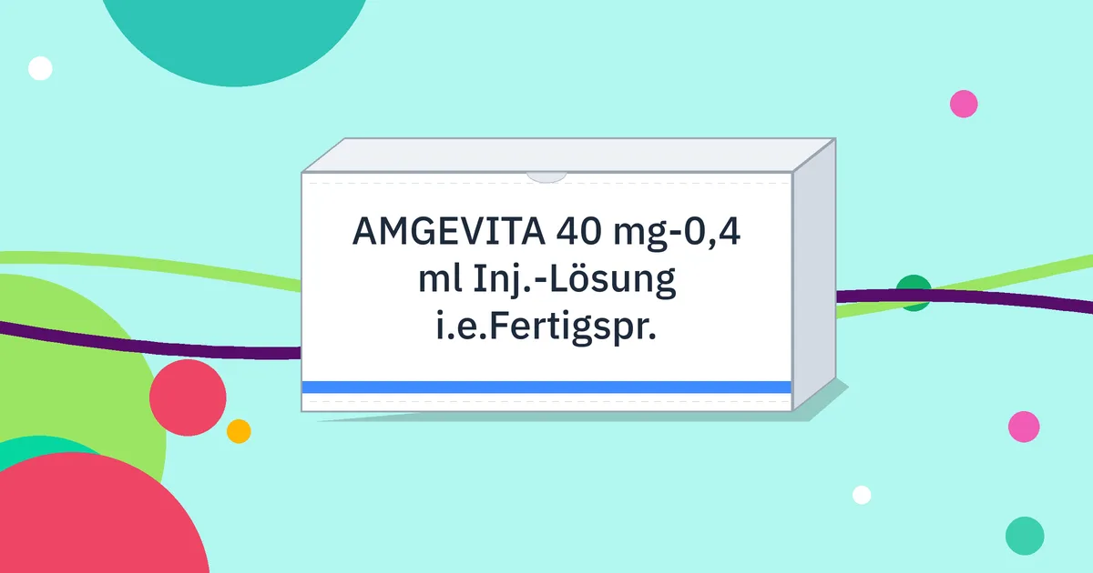 Symbolbild: Packung mit der Aufschrift AMGEVITA 40 mg-0,4 ml Inj.-Lösung i.e.Fertigspr. (PZN 19449300) – Verfügbarkeit und Bezug in Apotheken in Frankfurt am Main