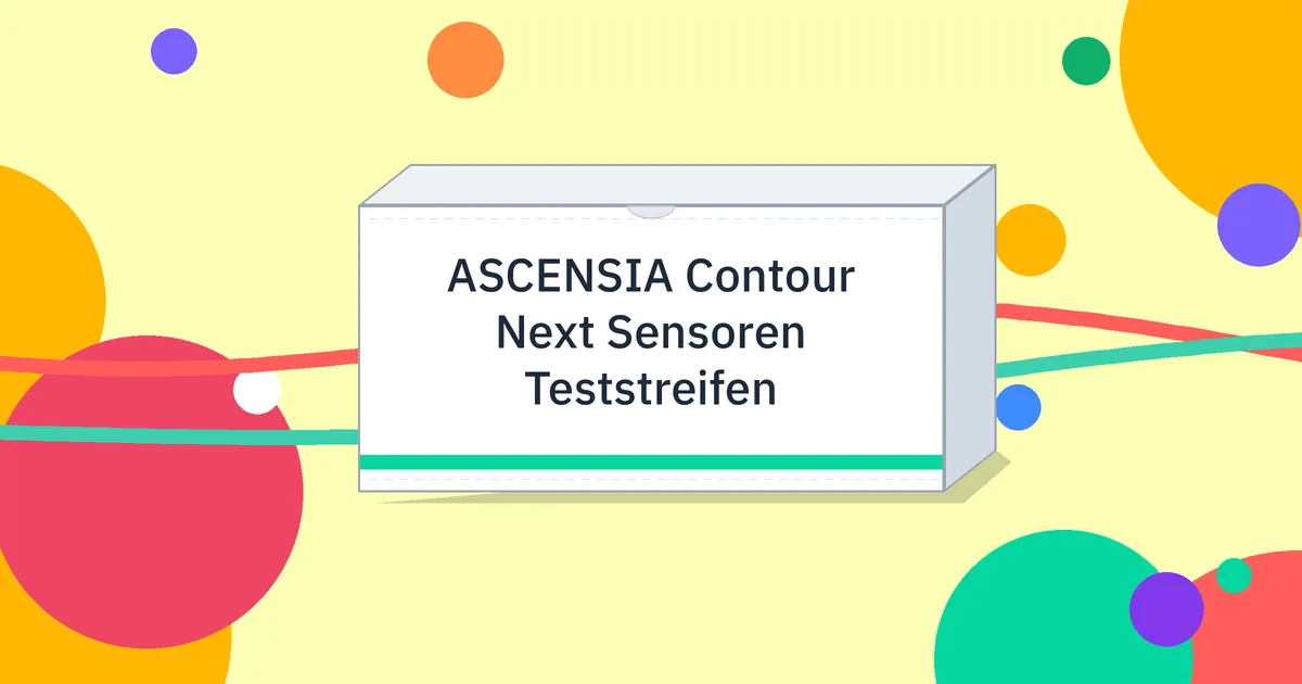 Symbolbild: Packung mit der Aufschrift ASCENSIA Contour Next Sensoren Teststreifen (PZN 18012802) – Verfügbarkeit und Bezug in Apotheken in Frankfurt am Main