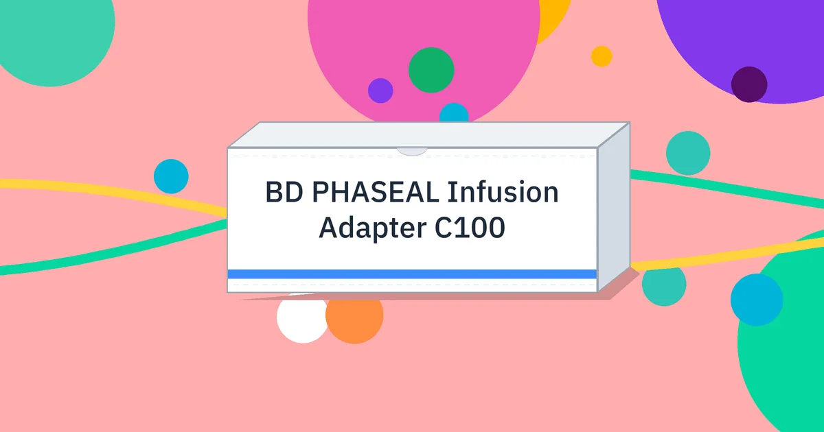 Symbolbild: Packung mit der Aufschrift BD PHASEAL Infusion Adapter C100 (PZN 07015341) – Verfügbarkeit und Bezug in Apotheken in Frankfurt am Main