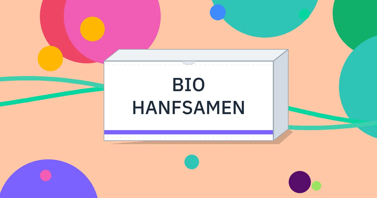 Symbolbild: Packung mit der Aufschrift BIO HANFSAMEN (PZN 10009611) – Verfügbarkeit und Bezug in Apotheken in Frankfurt am Main