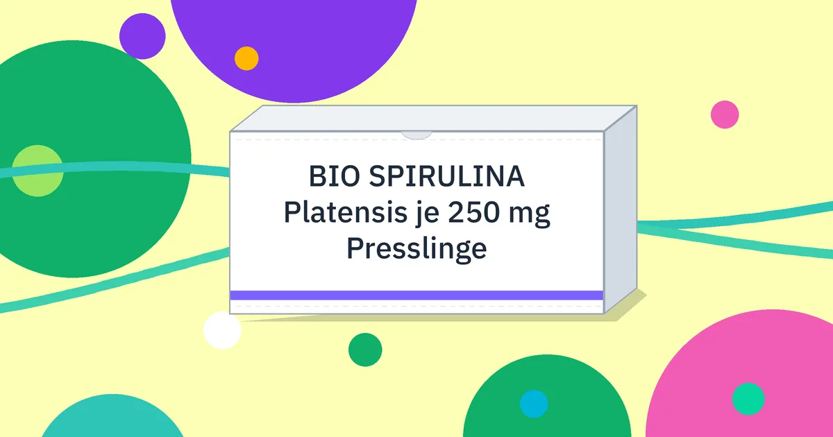 Symbolbild: Packung mit der Aufschrift BIO SPIRULINA Platensis je 250 mg Presslinge (PZN 16831393) – Verfügbarkeit und Bezug in Apotheken in Frankfurt am Main