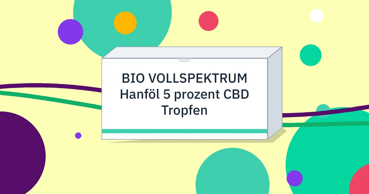 Symbolbild: Packung mit der Aufschrift BIO VOLLSPEKTRUM Hanföl 5 prozent CBD Tropfen (PZN 18028832) – Verfügbarkeit und Bezug in Apotheken in Frankfurt am Main