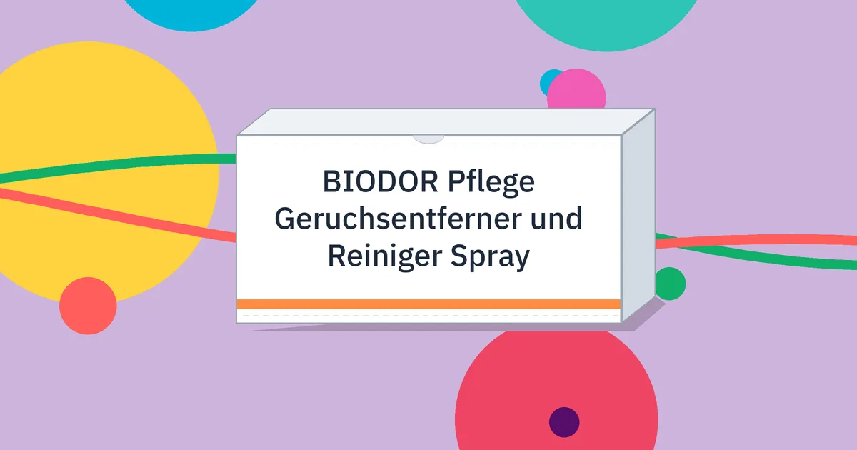 Symbolbild: Packung mit der Aufschrift BIODOR Pflege Geruchsentferner und Reiniger Spray (PZN 18133210) – Verfügbarkeit und Bezug in Apotheken in Frankfurt am Main