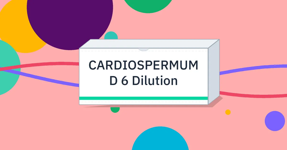 Symbolbild: Packung mit der Aufschrift CARDIOSPERMUM D 6 Dilution (PZN 02801448) – Verfügbarkeit und Bezug in Apotheken in Frankfurt am Main