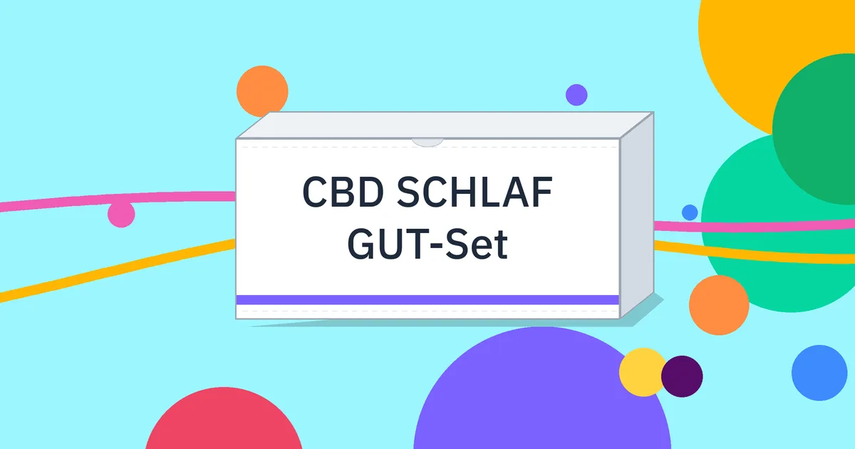Symbolbild: Packung mit der Aufschrift CBD SCHLAF GUT-Set (PZN 20571414) – Verfügbarkeit und Bezug in Apotheken in Frankfurt am Main