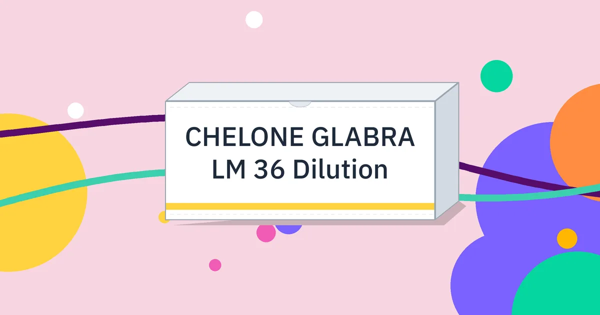 Symbolbild: Packung mit der Aufschrift CHELONE GLABRA LM 36 Dilution (PZN 13440120) – Verfügbarkeit und Bezug in Apotheken in Frankfurt am Main