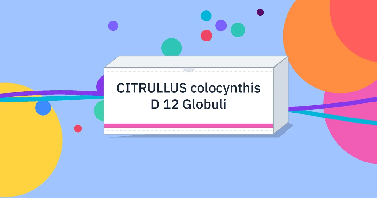 Symbolbild: Packung mit der Aufschrift CITRULLUS colocynthis D 12 Globuli (PZN 11555267) – Verfügbarkeit und Bezug in Apotheken in Frankfurt am Main