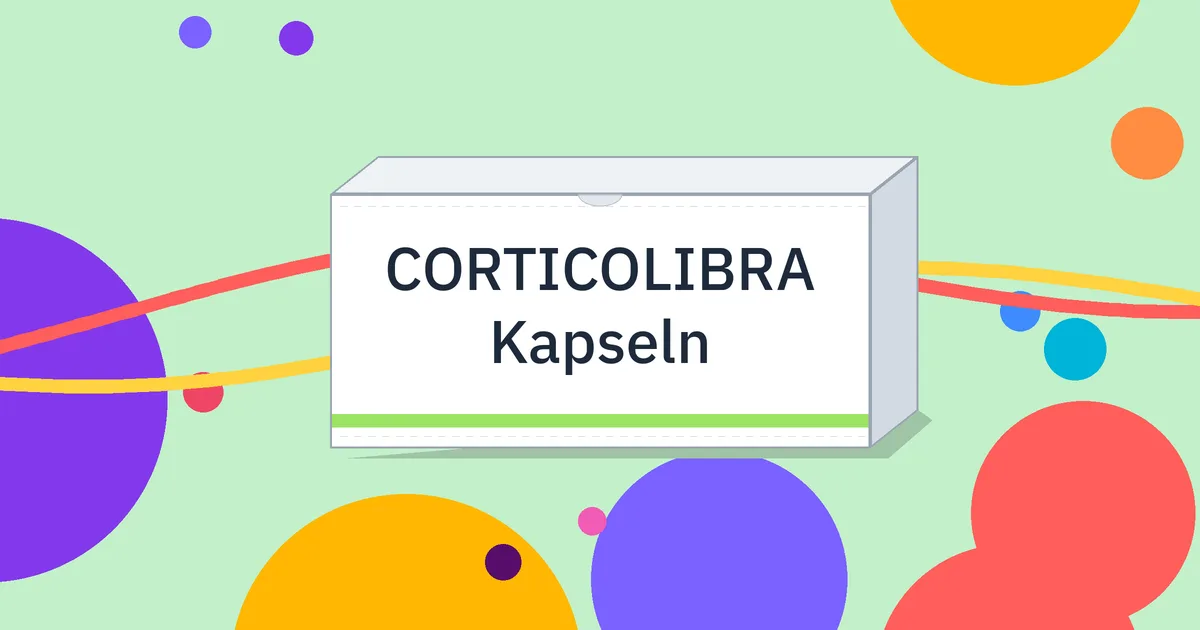 Symbolbild: Packung mit der Aufschrift CORTICOLIBRA Kapseln (PZN 19429651) – Verfügbarkeit und Bezug in Apotheken in Frankfurt am Main