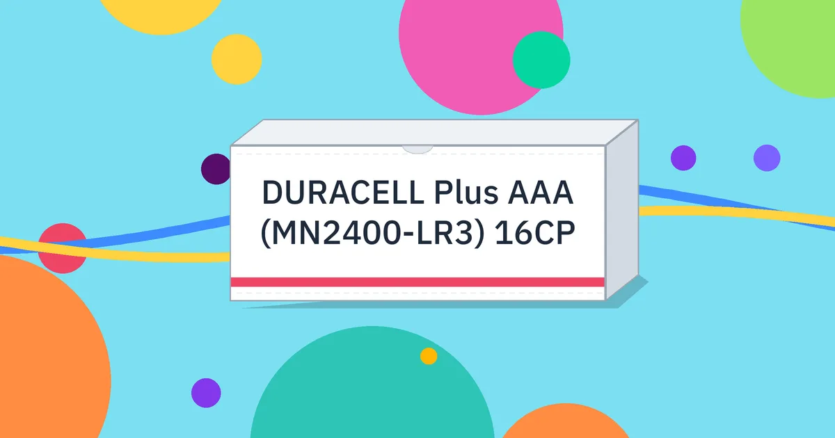 Symbolbild: Packung mit der Aufschrift DURACELL Plus AAA (MN2400-LR3) 16CP (PZN 17435736) – Verfügbarkeit und Bezug in Apotheken in Frankfurt am Main