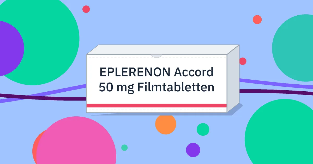 Symbolbild: Packung mit der Aufschrift EPLERENON Accord 50 mg Filmtabletten (PZN 18806442) – Verfügbarkeit und Bezug in Apotheken in Frankfurt am Main