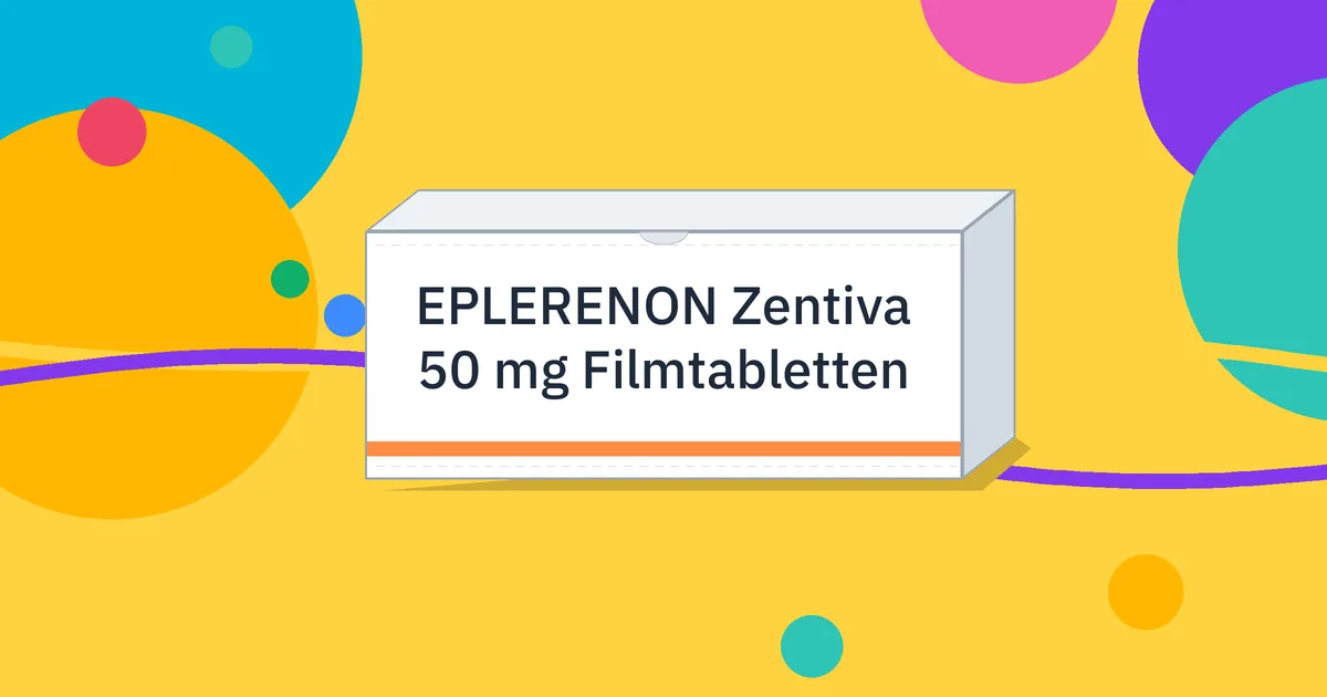 Symbolbild: Packung mit der Aufschrift EPLERENON Zentiva 50 mg Filmtabletten (PZN 10542239) – Verfügbarkeit und Bezug in Apotheken in Frankfurt am Main
