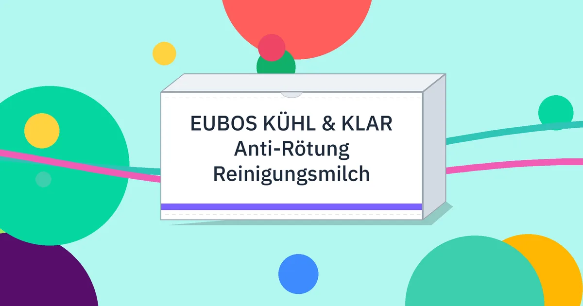 Symbolbild: Packung mit der Aufschrift EUBOS KÜHL & KLAR Anti-Rötung Reinigungsmilch (PZN 16917663) – Verfügbarkeit und Bezug in Apotheken in Frankfurt am Main