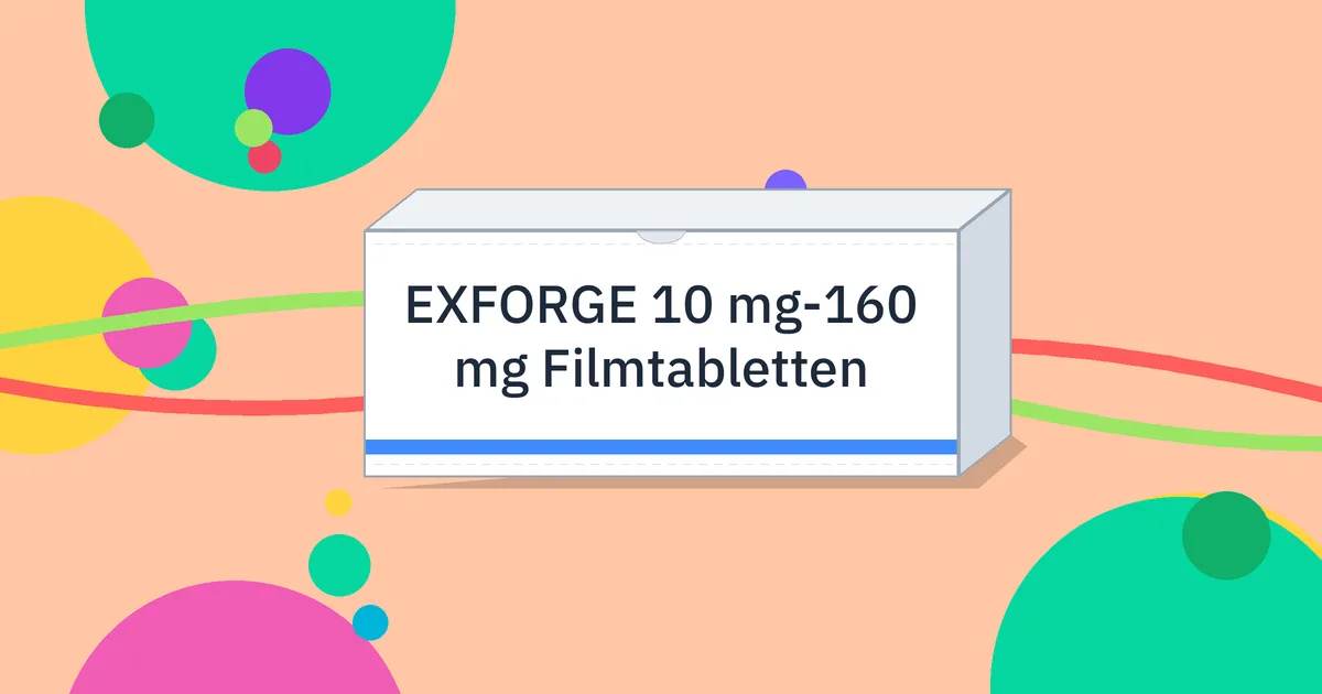 Symbolbild: Packung mit der Aufschrift EXFORGE 10 mg-160 mg Filmtabletten (PZN 10066253) – Verfügbarkeit und Bezug in Apotheken in Frankfurt am Main
