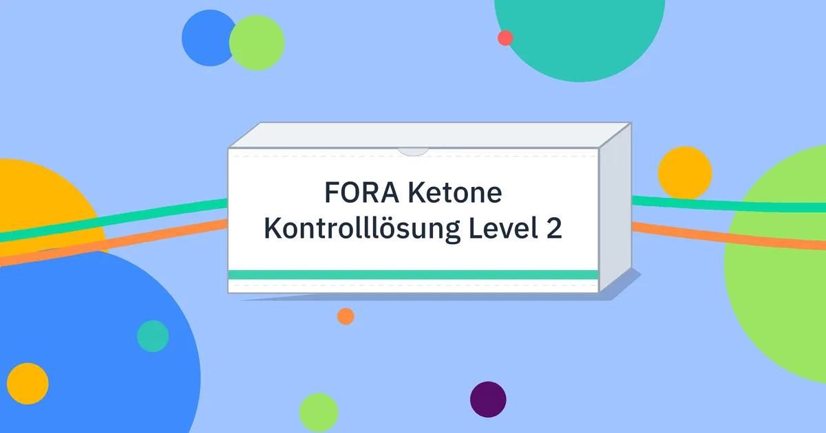 Symbolbild: Packung mit der Aufschrift FORA Ketone Kontrolllösung Level 2 (PZN 15246801) – Verfügbarkeit und Bezug in Apotheken in Frankfurt am Main