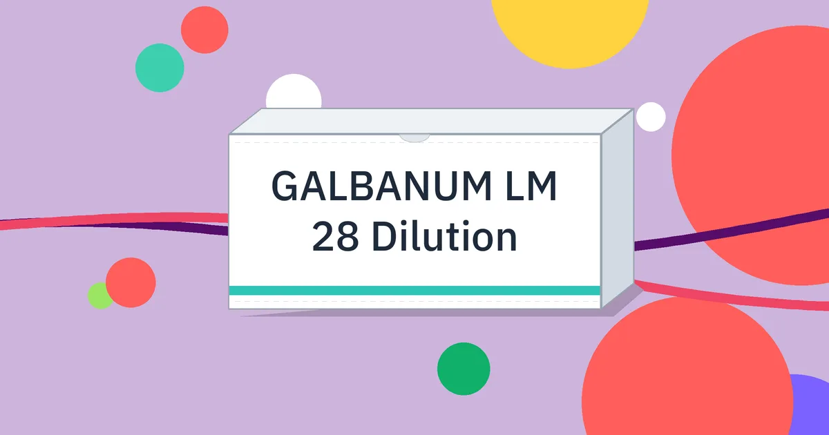 Symbolbild: Packung mit der Aufschrift GALBANUM LM 28 Dilution (PZN 13495492) – Verfügbarkeit und Bezug in Apotheken in Frankfurt am Main