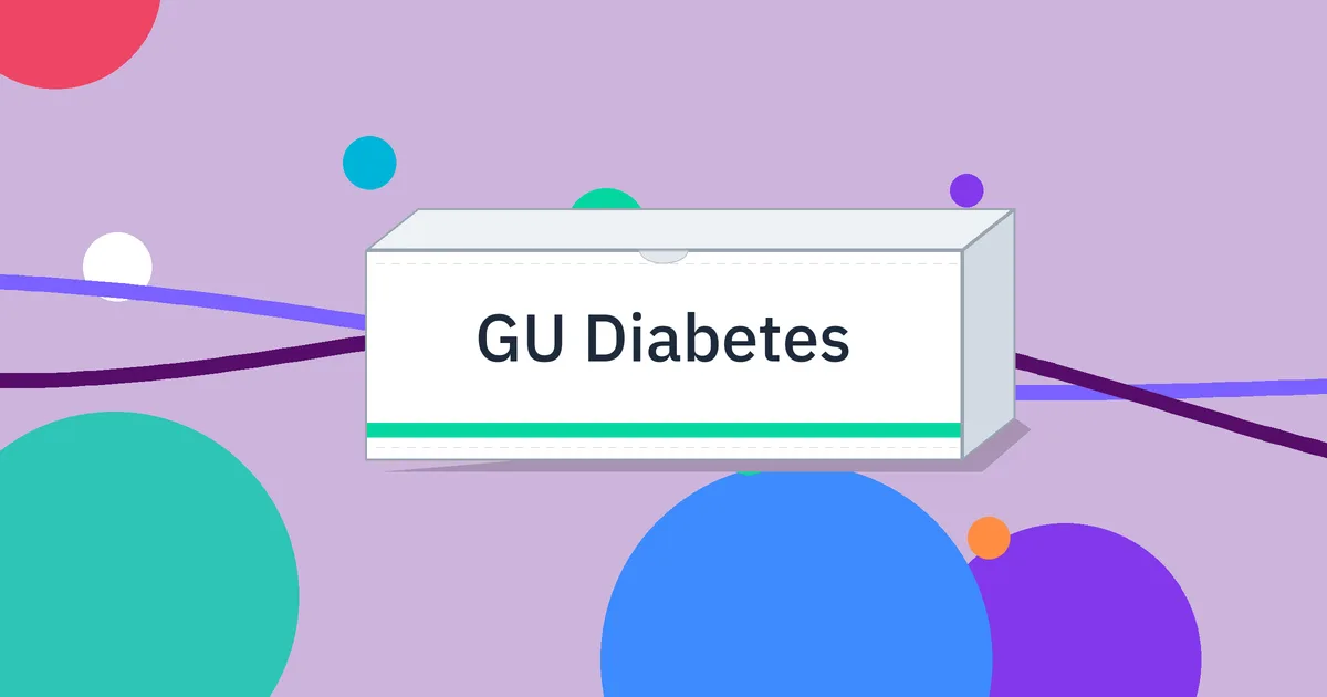 Symbolbild: Packung mit der Aufschrift GU Diabetes (PZN 11288317) – Verfügbarkeit und Bezug in Apotheken in Frankfurt am Main