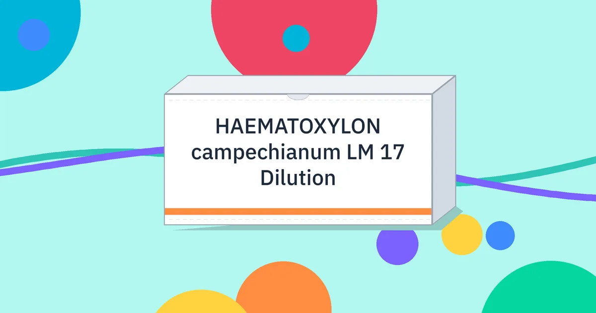 Symbolbild: Packung mit der Aufschrift HAEMATOXYLON campechianum LM 17 Dilution (PZN 13549360) – Verfügbarkeit und Bezug in Apotheken in Frankfurt am Main