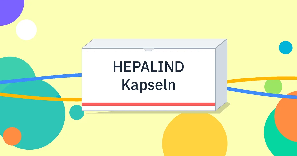 Symbolbild: Packung mit der Aufschrift HEPALIND Kapseln (PZN 16038708) – Verfügbarkeit und Bezug in Apotheken in Frankfurt am Main