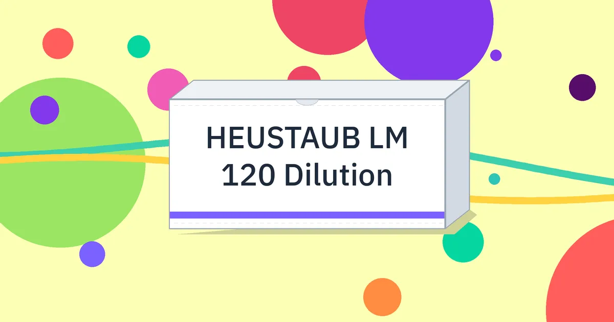 Symbolbild: Packung mit der Aufschrift HEUSTAUB LM 120 Dilution (PZN 12888663) – Verfügbarkeit und Bezug in Apotheken in Frankfurt am Main