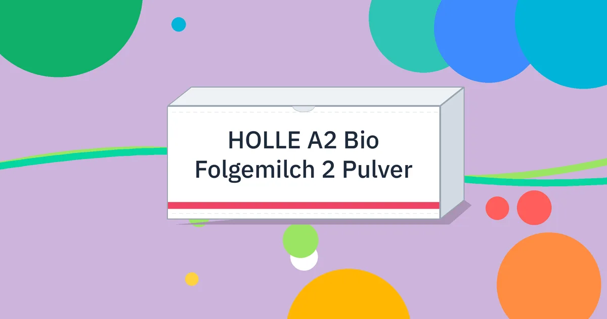 Symbolbild: Packung mit der Aufschrift HOLLE A2 Bio Folgemilch 2 Pulver (PZN 17537081) – Verfügbarkeit und Bezug in Apotheken in Frankfurt am Main