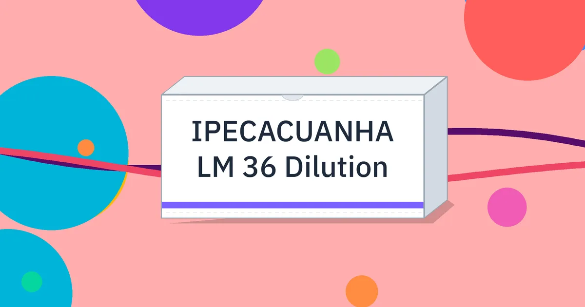 Symbolbild: Packung mit der Aufschrift IPECACUANHA LM 36 Dilution (PZN 12913177) – Verfügbarkeit und Bezug in Apotheken in Frankfurt am Main