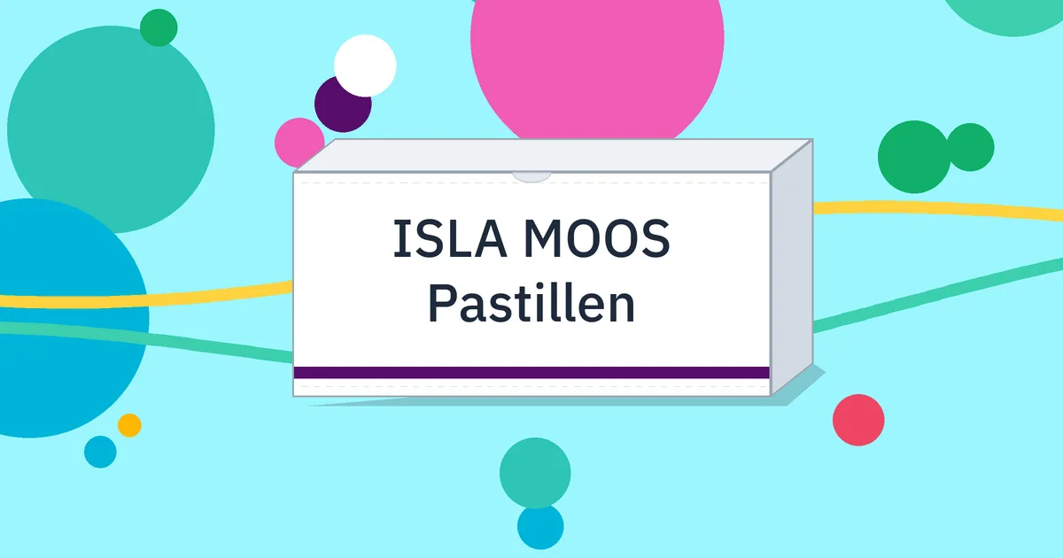 Symbolbild: Packung mit der Aufschrift ISLA MOOS Pastillen (PZN 16958308) – Verfügbarkeit und Bezug in Apotheken in Frankfurt am Main